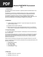 Fortnite Competitive Tournament Rules | PDF | Gaming | Sports