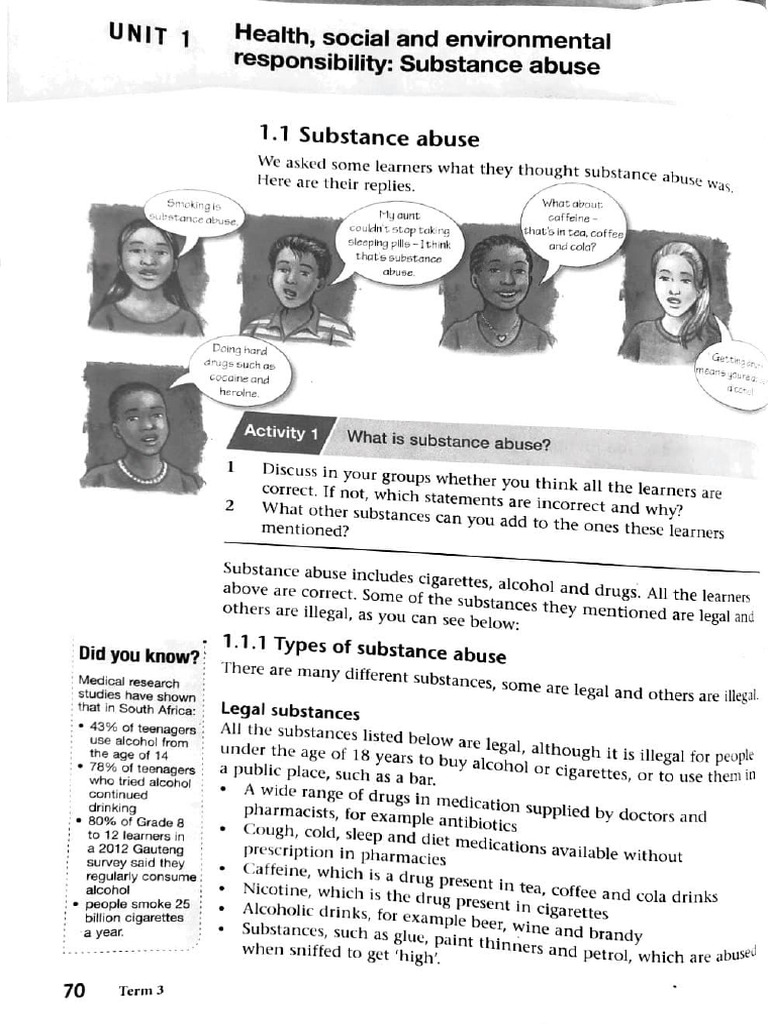 Substance Abuse LO Grade 7 | PDF