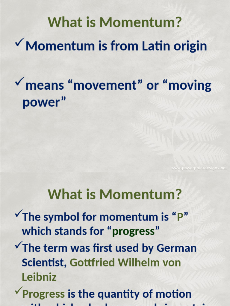 Understanding Momentum and Impulse | PDF | Momentum | Force