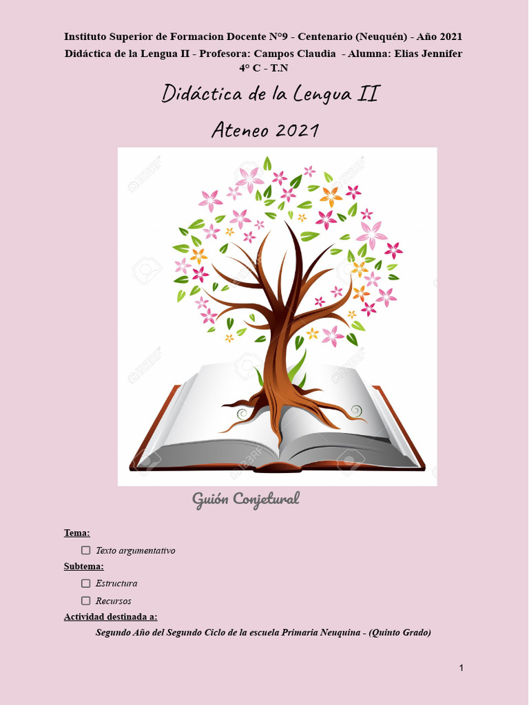 Guion Conjetural | PDF | Maestros | Literatura