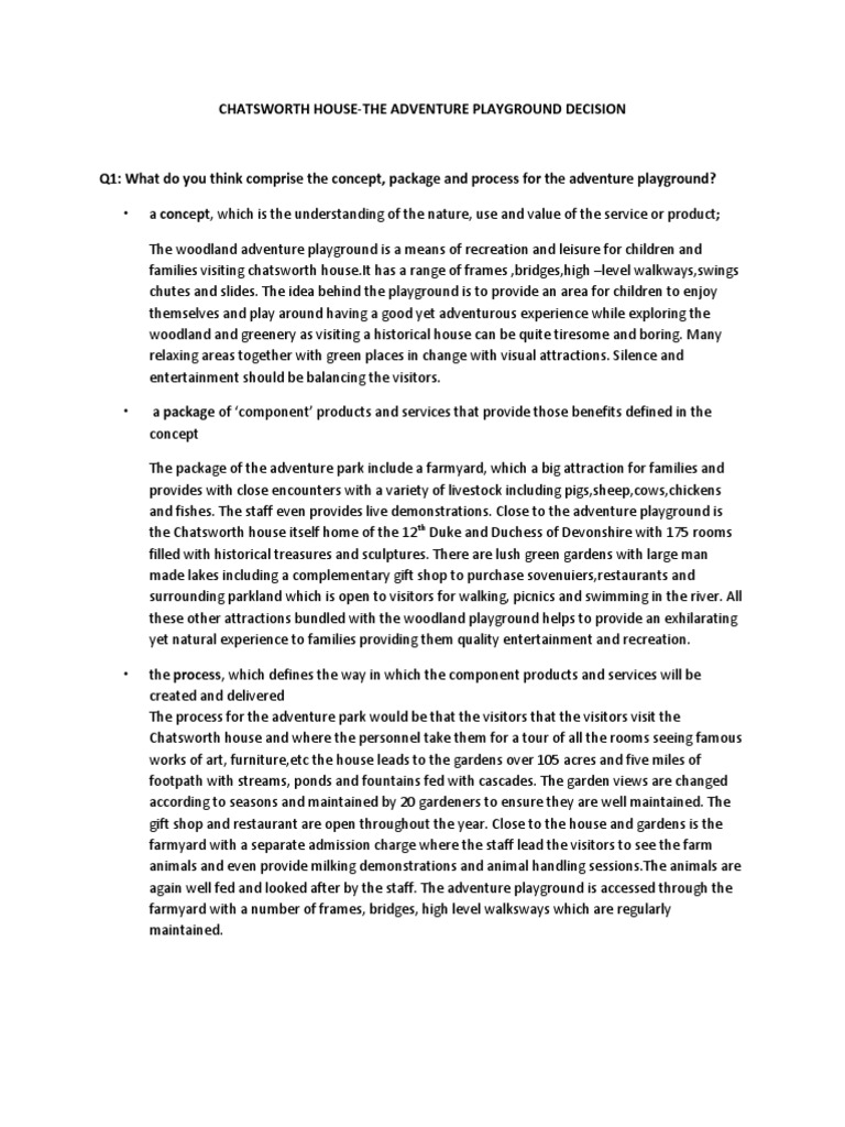 Family Fun at Chatsworth Adventure | PDF | Playground | Agriculture