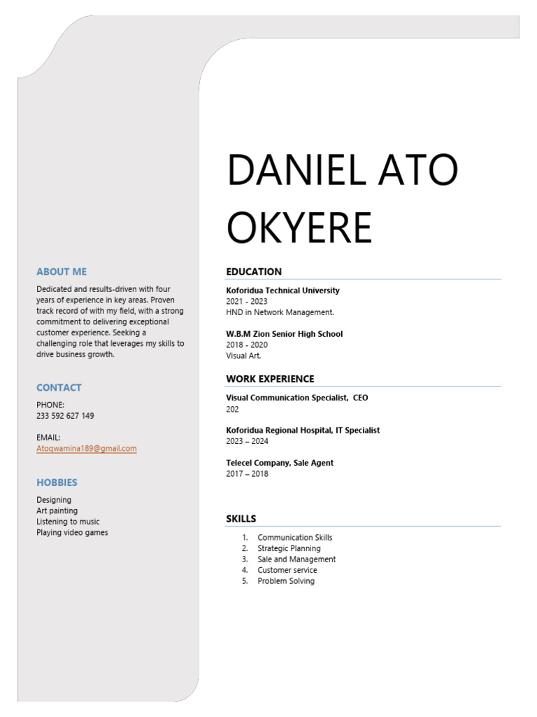 Daniel Ato Okyere 2 | PDF