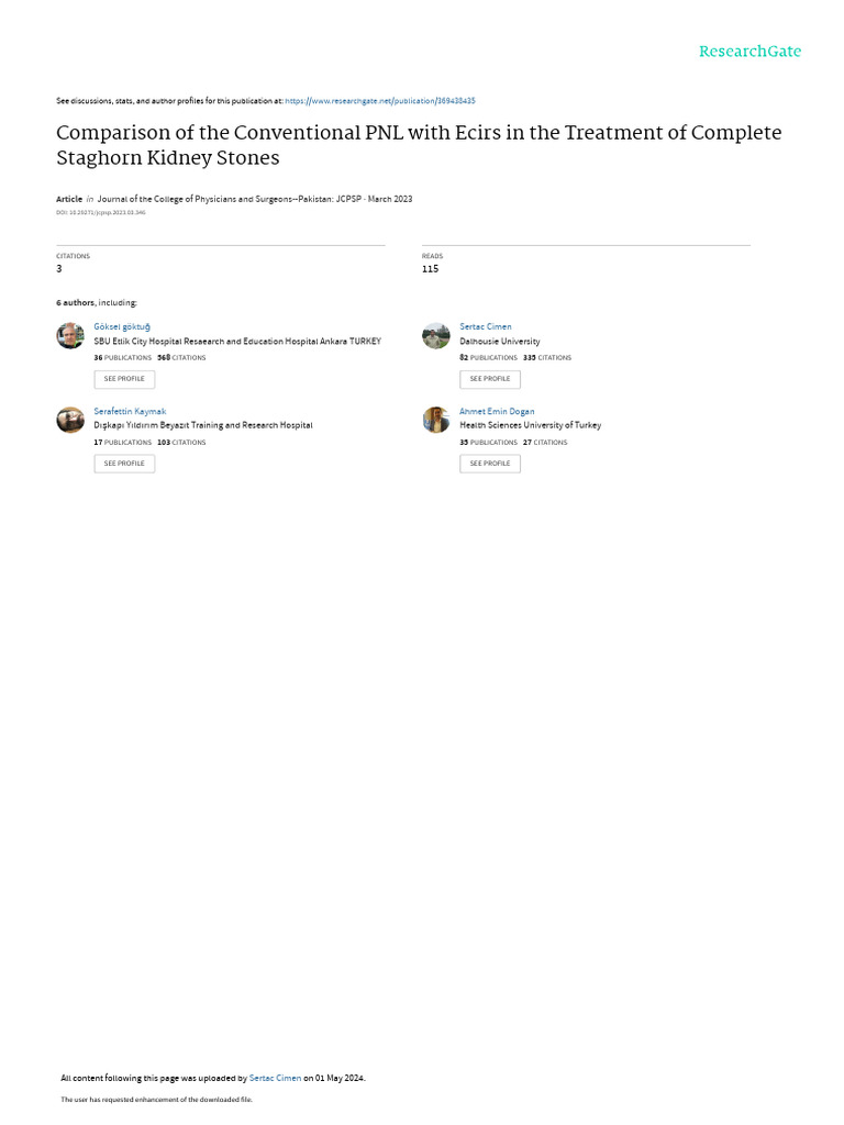 Comparison-of-the-Conventional-PNL-with-Ecirs-in-the-Treatment-of ...