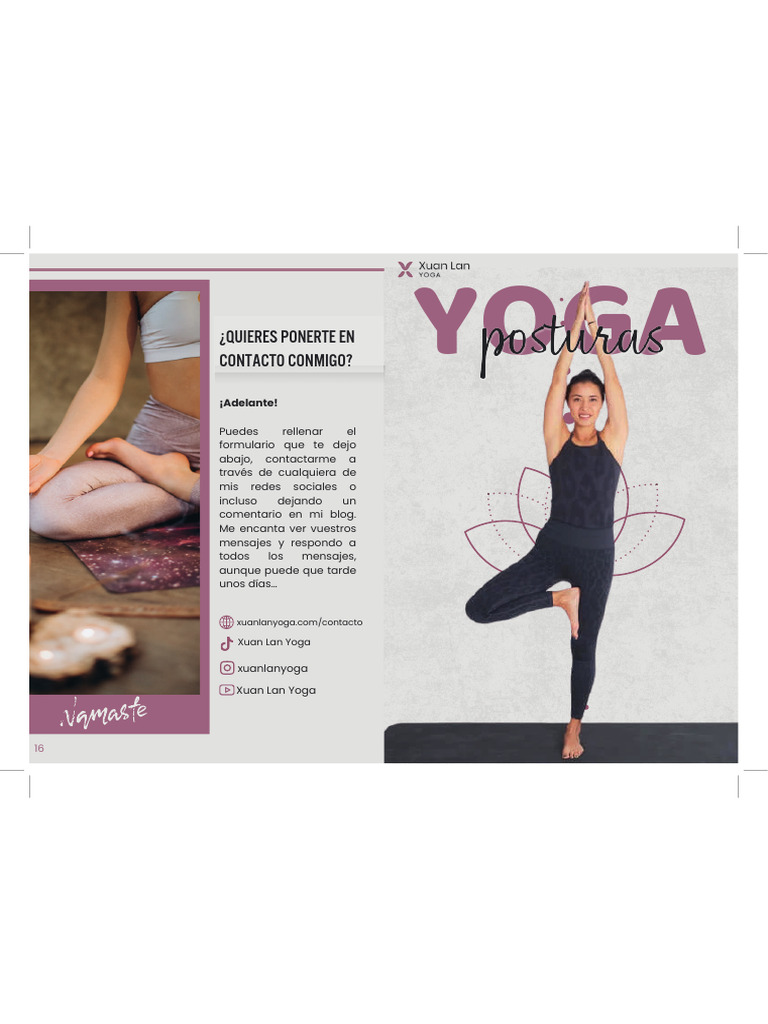 REVISTA - POSTURAS YOGA_compressed (1) | PDF | La columna vertebral | Asana