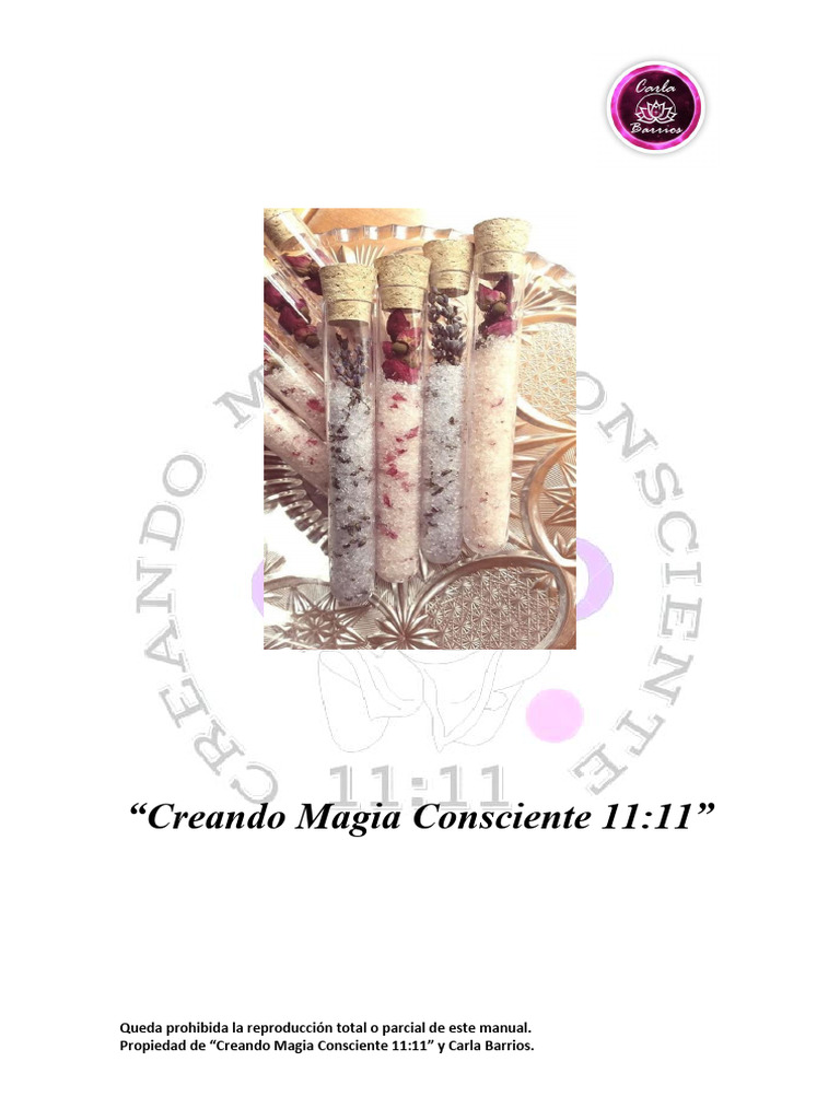 Taller de Sales Mágicas PDF | PDF | sal | Amor