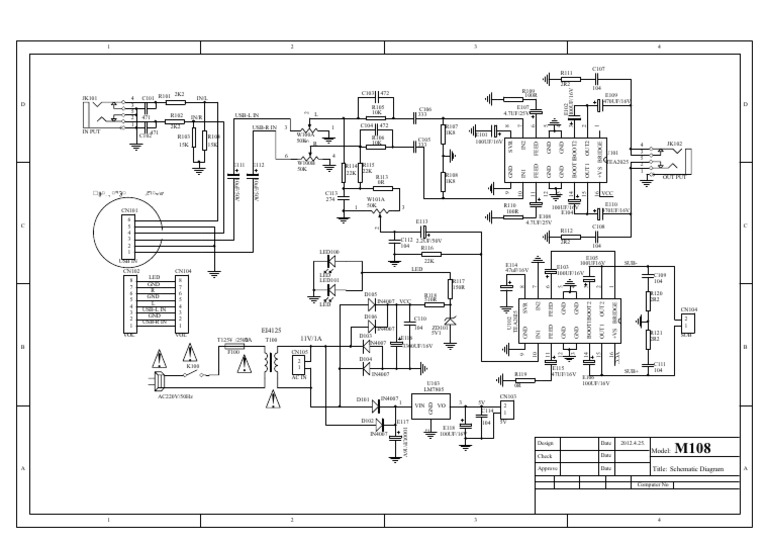 Microlab M108 Circuit Diagram | PDF