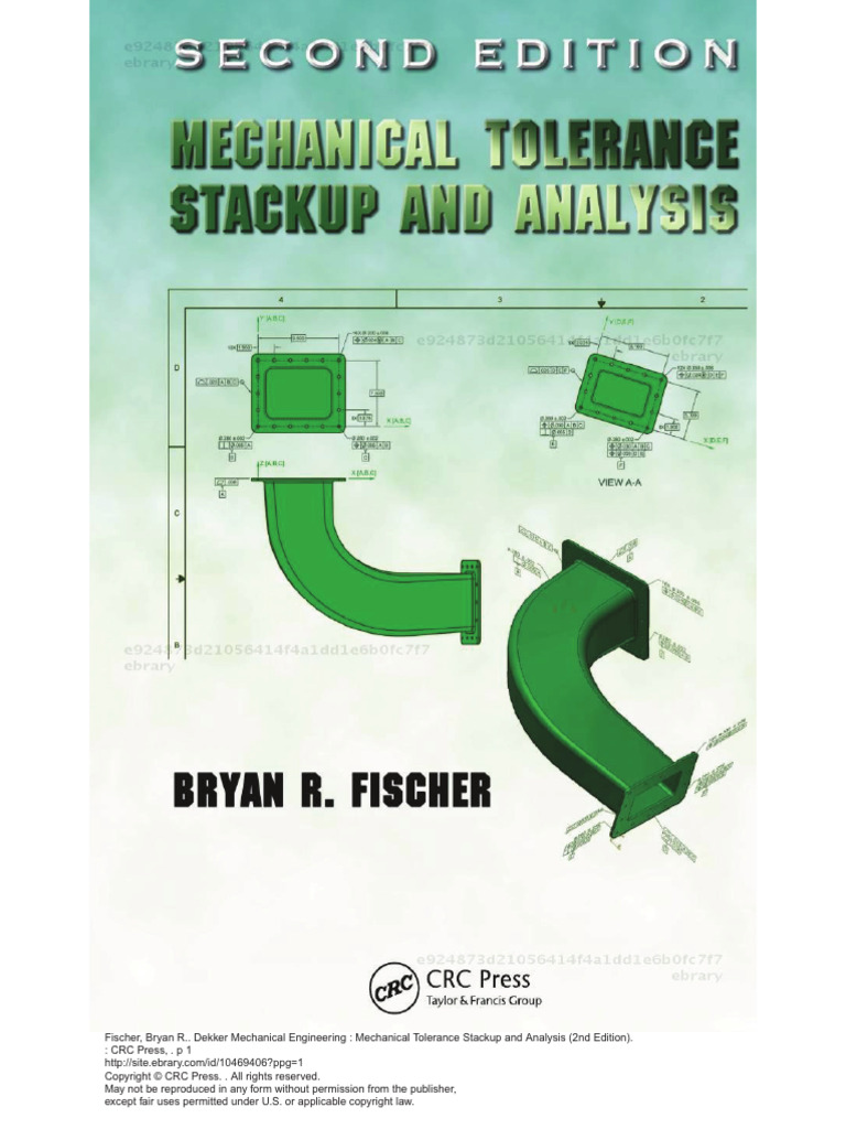 Mechanical Tolerance Stackup Analysis, Bryan Fischer, 2. Edition | PDF ...