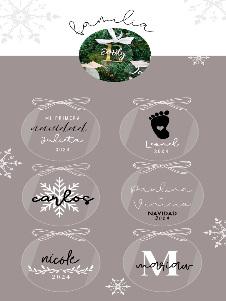 Esferas Navideñas | PDF