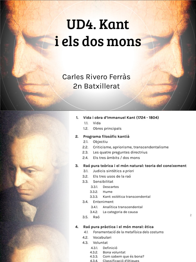 BAT2_HF_UD4_Teoria Kant | PDF