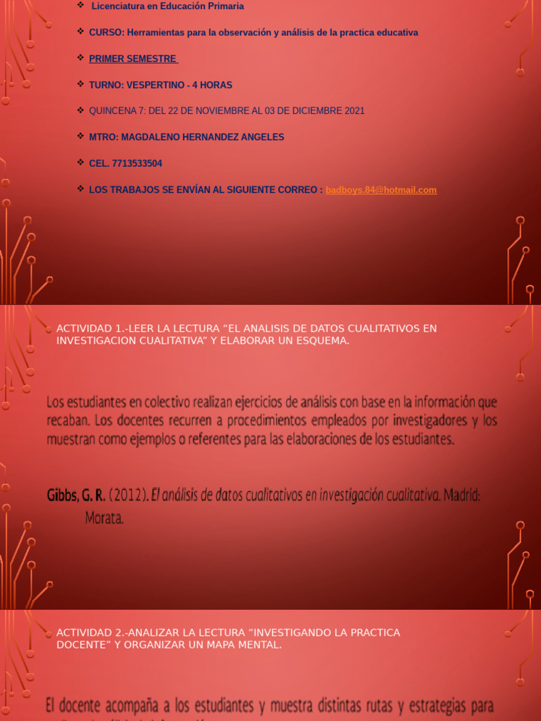 Sesion 7 Herramientas para La Obser y Analsis de La Prac Educ | PDF