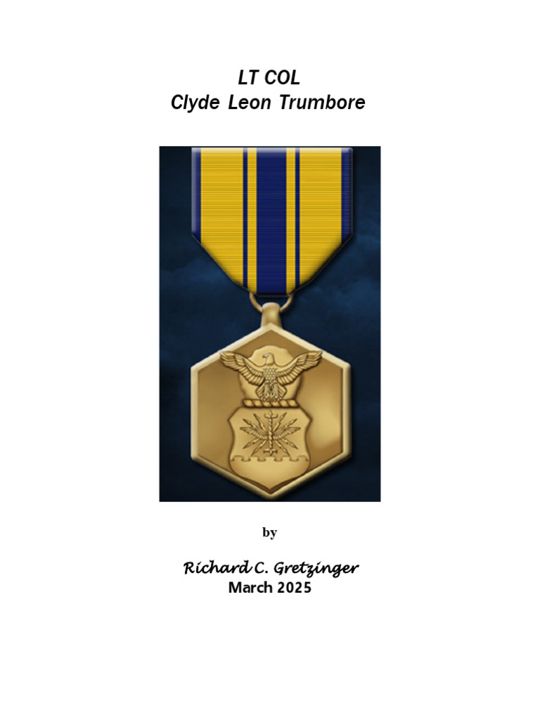 LTCOL Clyde Leon Trumbore | PDF | Military | Military Of The United States