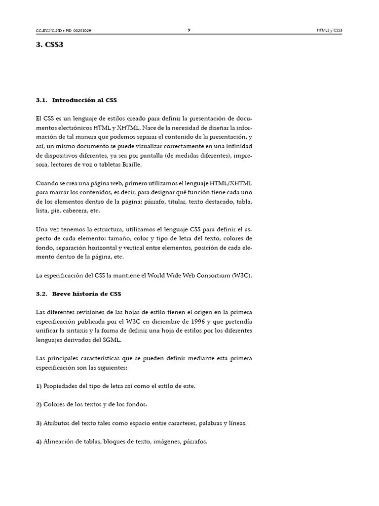 Res CSS3 | PDF | HTML | Estándares del consorcio World Wide Web
