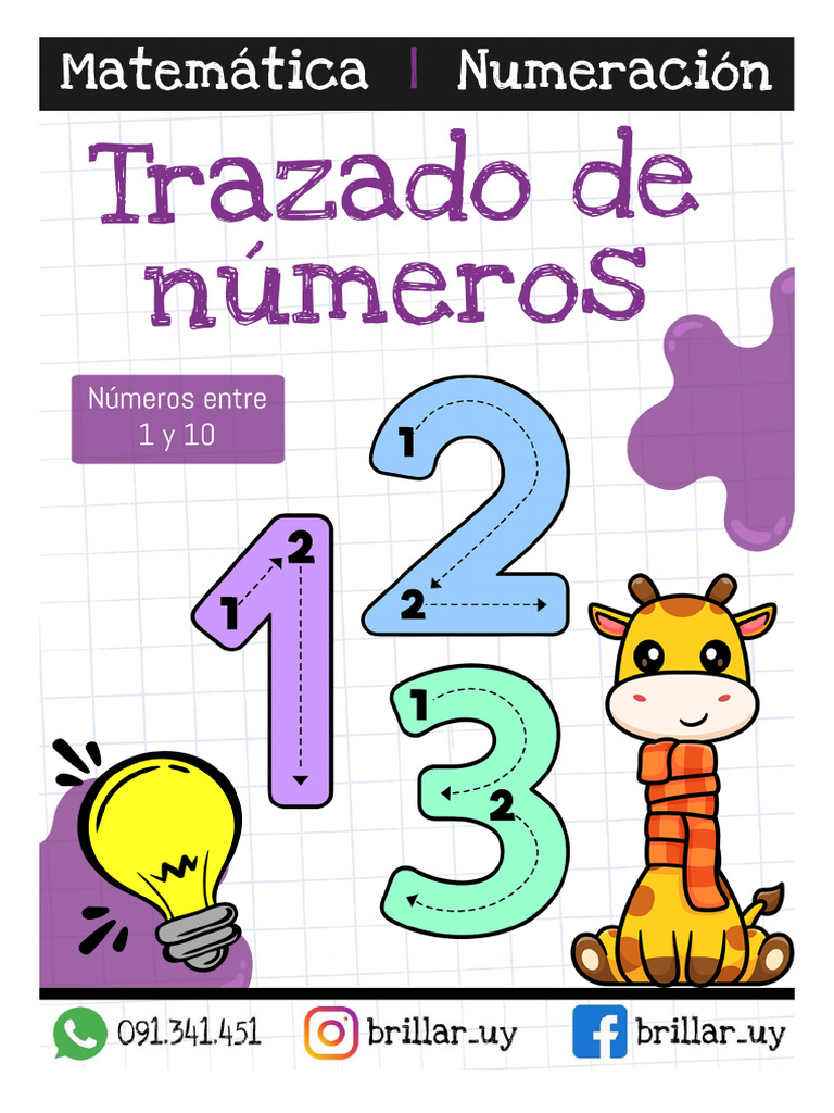 M010 Trazado de números | PDF