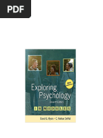 Exploring Psychology 11th Edition Textbook | PDF | Psychology ...