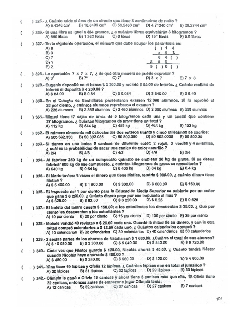 325 Ciencias Basicas | PDF