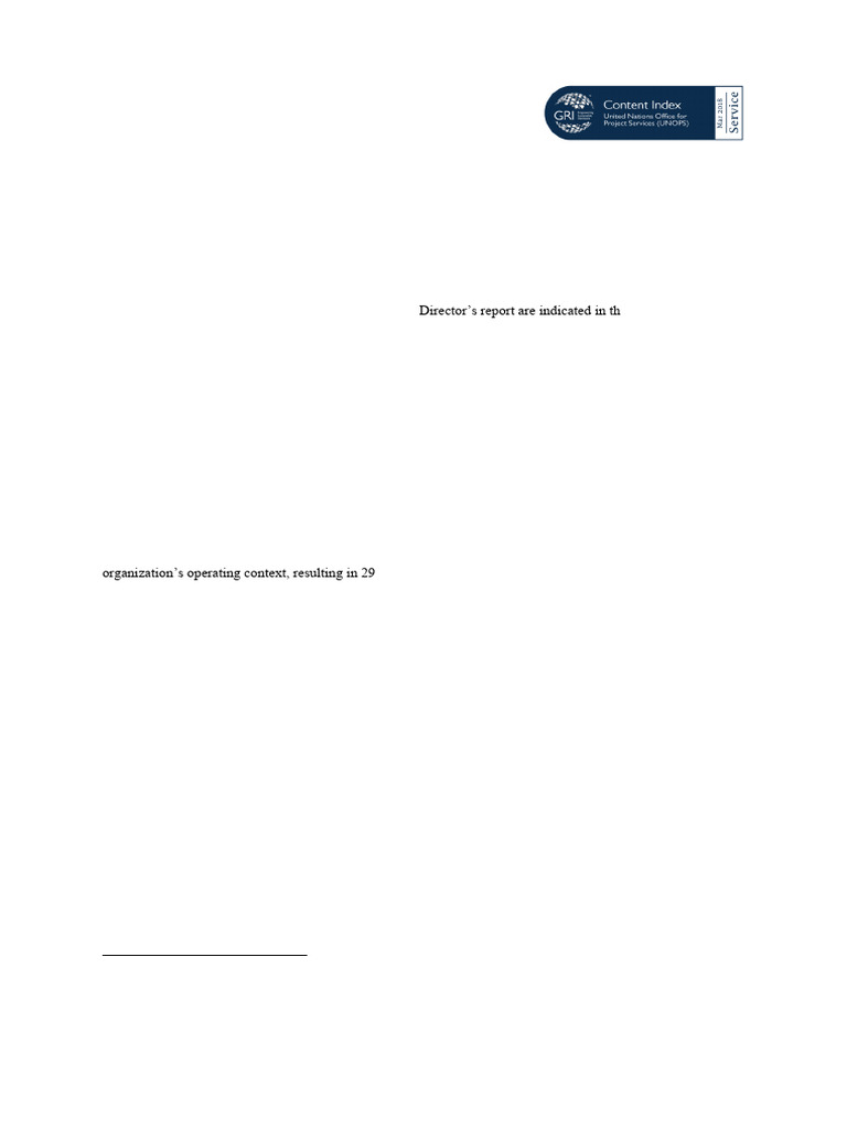 DPOPS2018-2_Annex 1 - GRI Content Index | PDF | Risk | Enterprise Risk ...