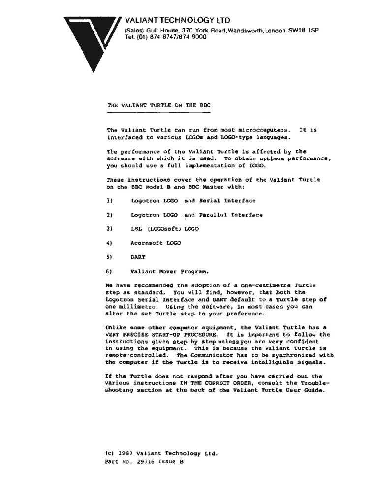 The Valiant Turtle On The BBC | PDF | Ac Power Plugs And Sockets | Filename