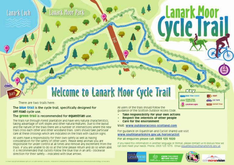 Lanark Moor Cycle Trail Map | PDF