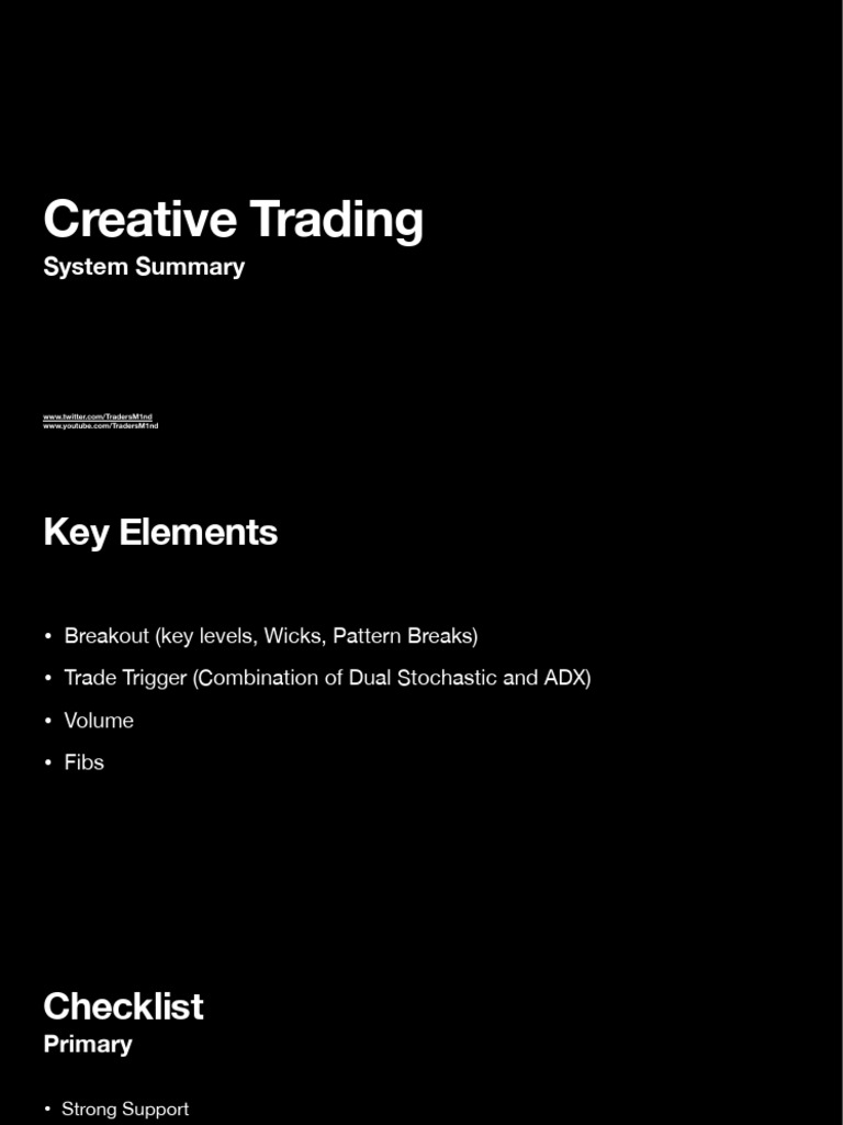 Creative Trading - System Summary | PDF