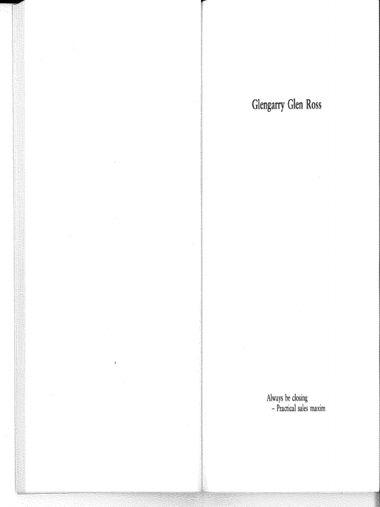 Glengarry Glen Ross | PDF