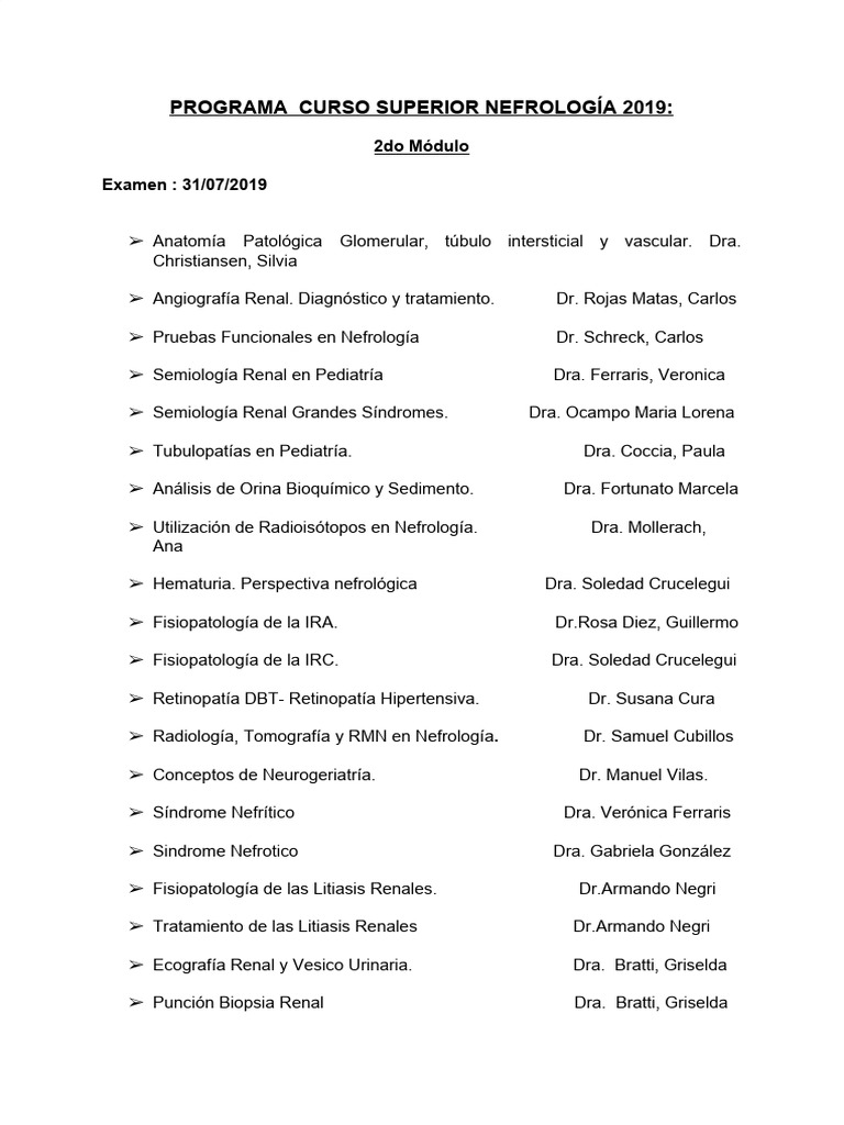 PROGRAMA 2do Módulo | PDF