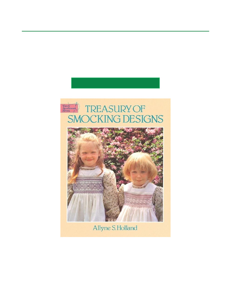 Treasury of Smocking Designs Download | PDF