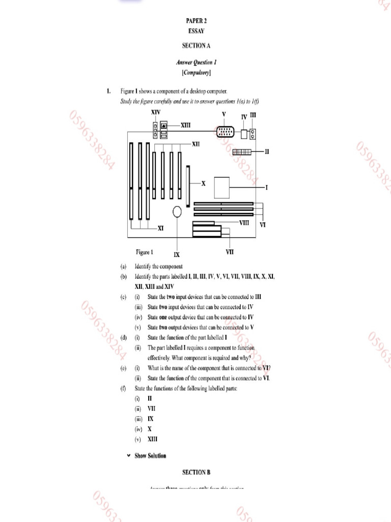 BECE 2025 Computing-Test | PDF