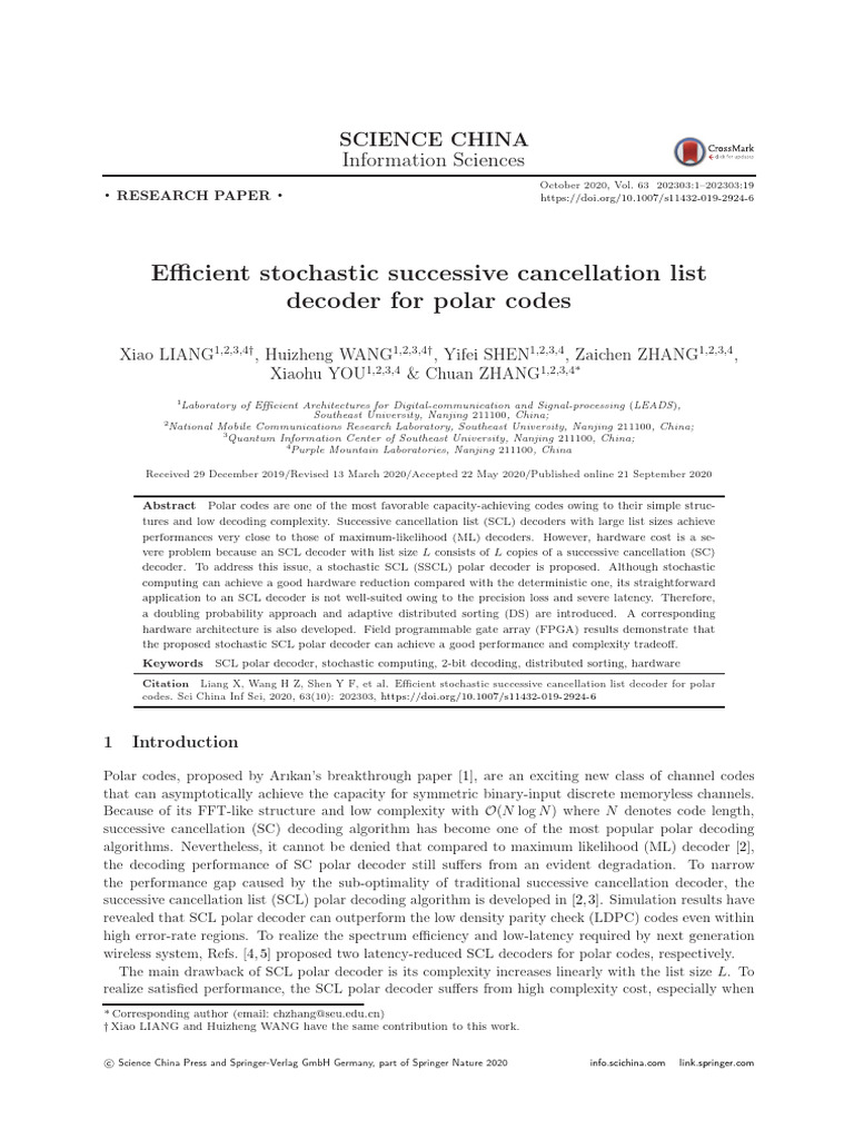 ibook.pub-efficient-stochastic-successive-cancellation-list-decoder-for-polar-codes | PDF | Low ...