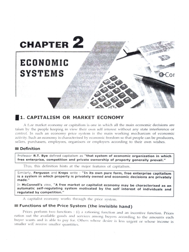 Ch2 Economic Systems | PDF