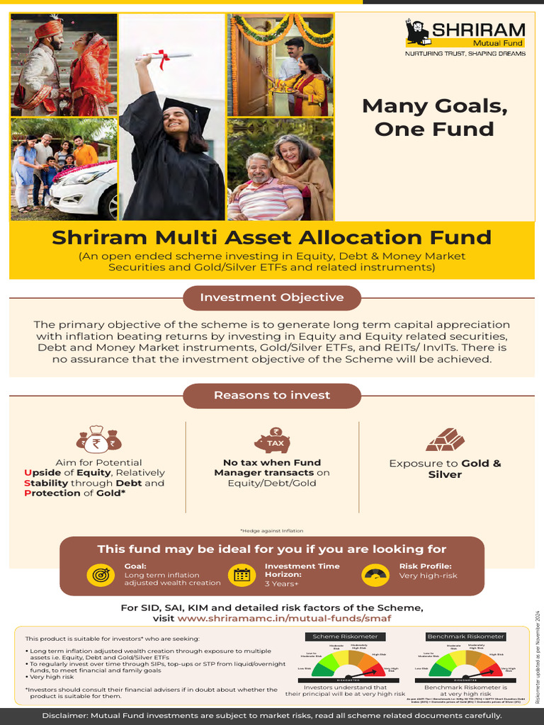 Shriram Multi Asset Allocation Fund | PDF | Exchange Traded Fund ...