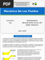Clase 5 Hidrodinamíca Ecuación de Continuidad | PDF | Dinámica de fluidos | Fenomeno fisico