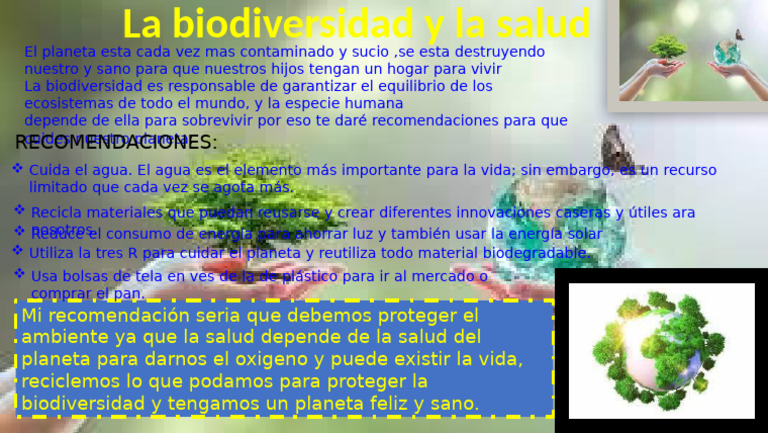 Biodiversidad y salud del planeta | PDF