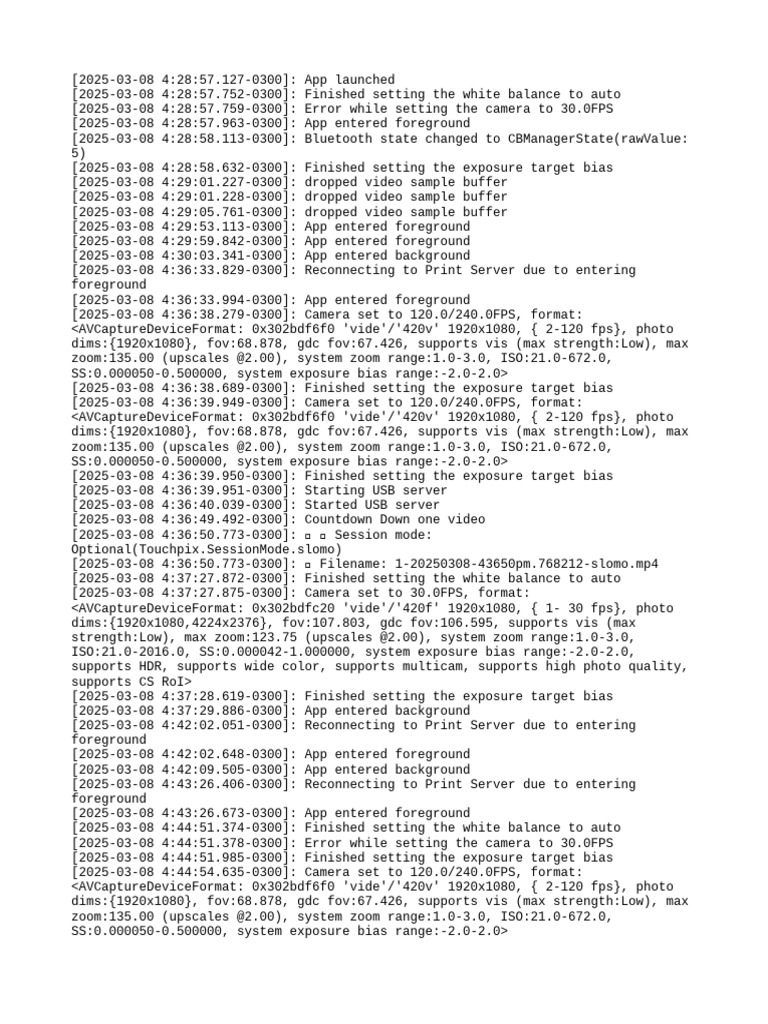 Logfile 2025-03-08 42857 PM | PDF | Imaging | Computing