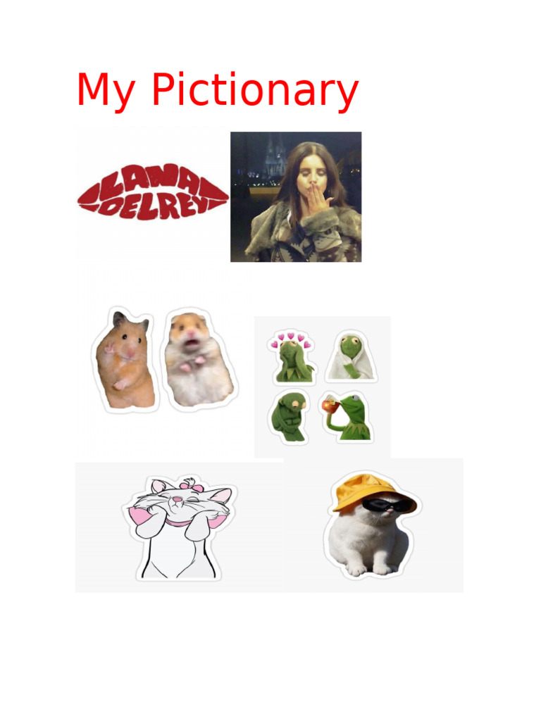 My Pictionary | PDF