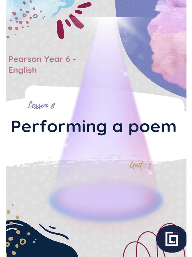 Perform a poems | PDF