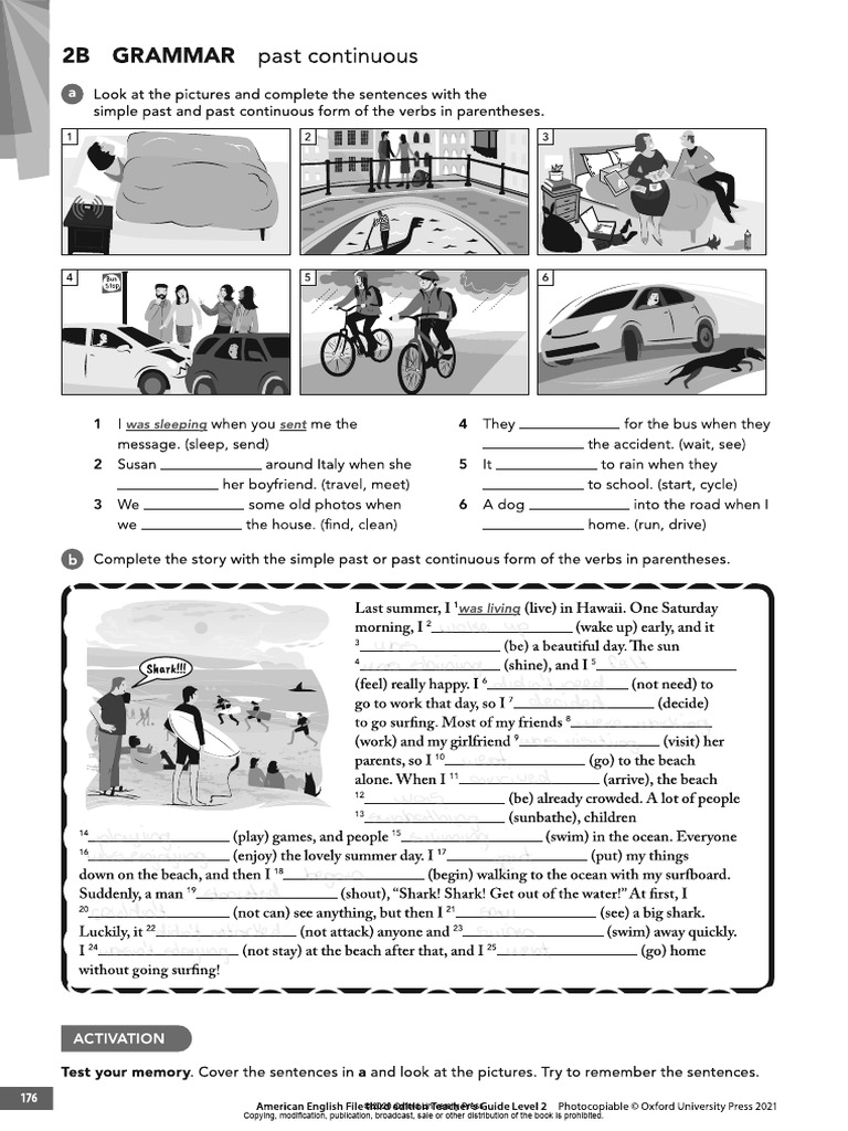 Unit 2b Grammar Activity (3rd Editon) | PDF