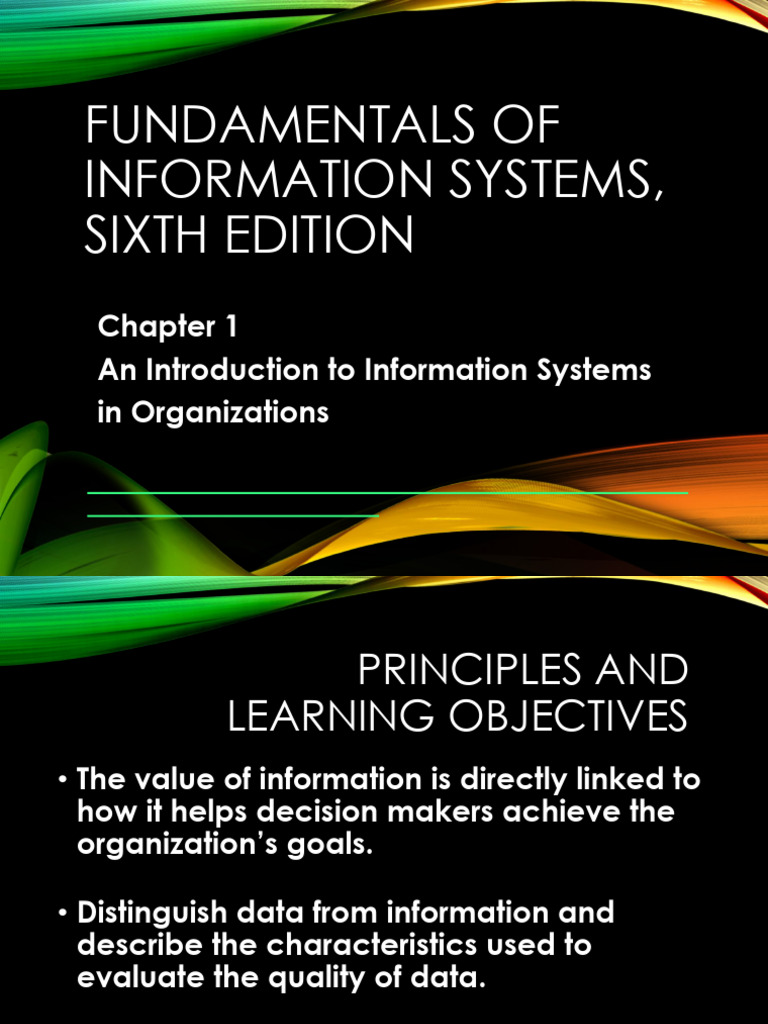 Introduction to Information Systems | PDF | Decision Support System ...