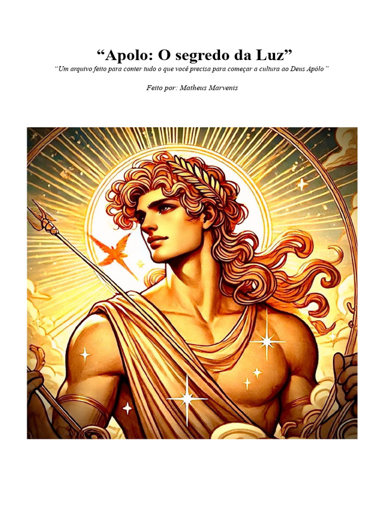 Culto a Apolo: Luz e Rituais | PDF | Apolo | Hera