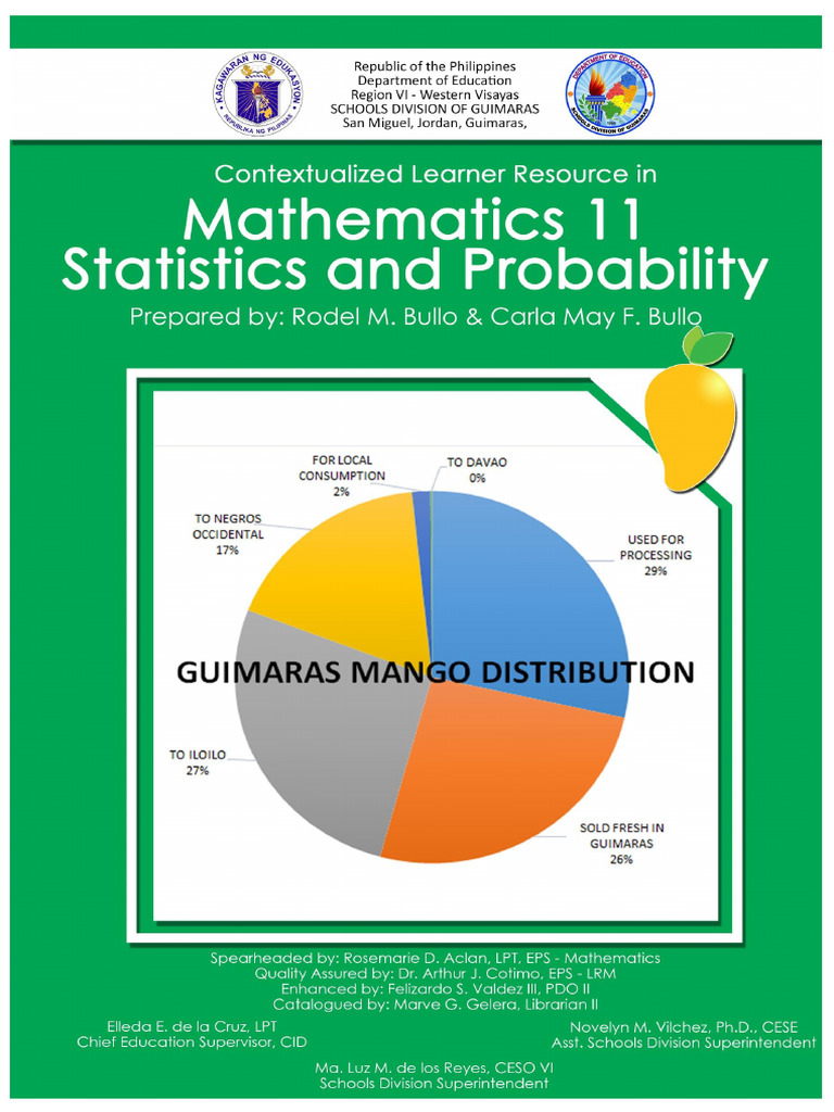 Contextualized Learner Resource in Mathematics 11 Statistics and ...