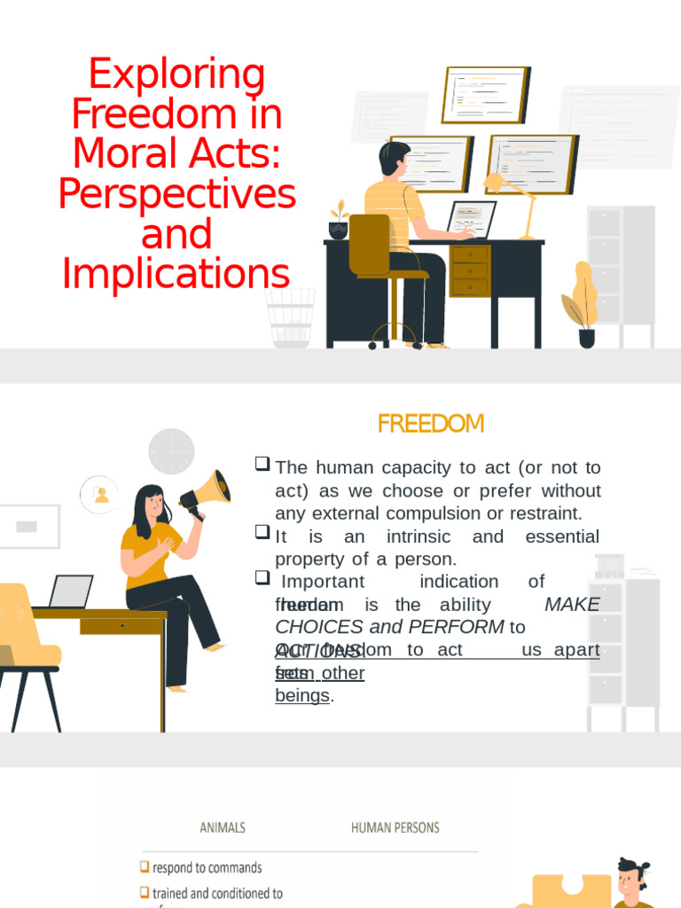 Freedom As Foundation To Moral Acts | PDF | Free Will | Existentialism