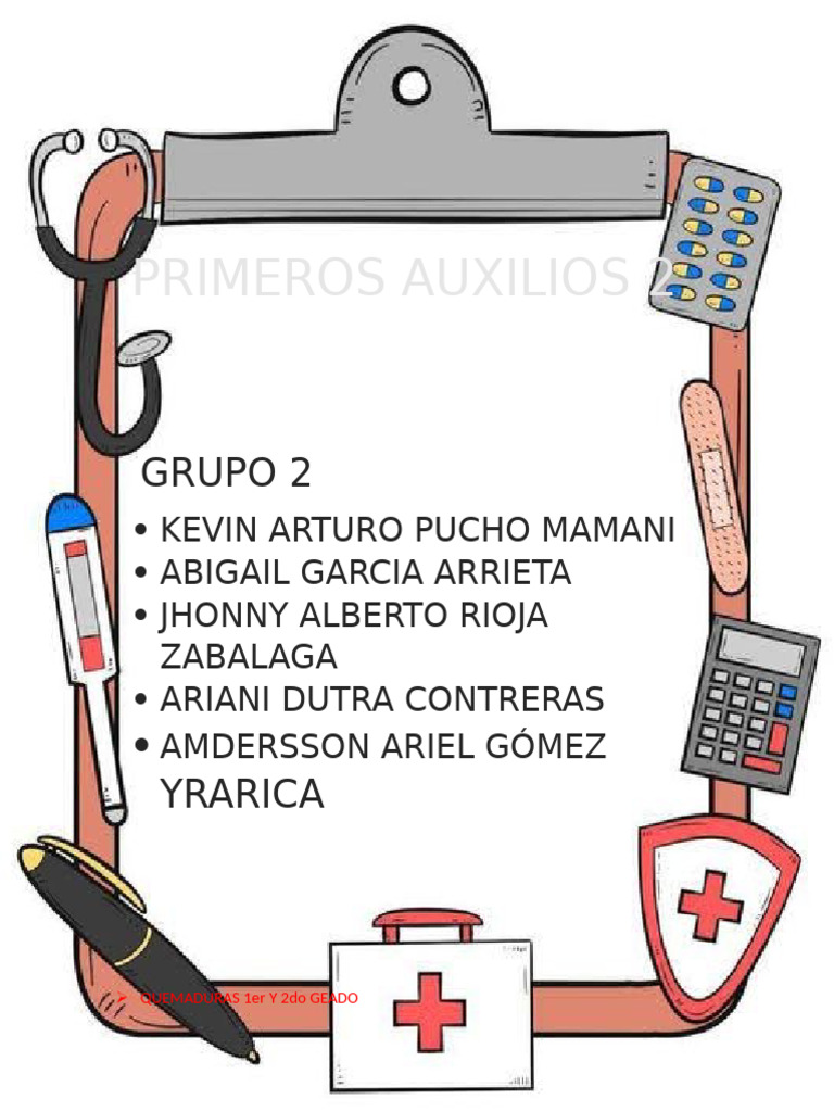 Primeros Auxilios 2 | PDF | Quemar | Articulación