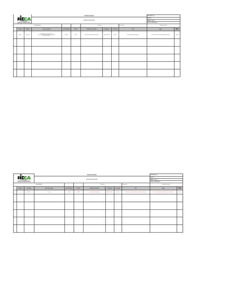 For-Mej-18 Matriz PQRS | PDF