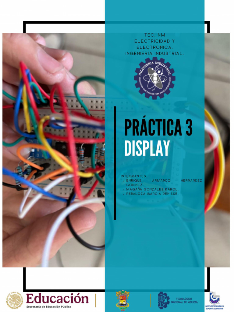 Práctica3 Equipo5 | PDF | Electrónica | Decimal codificado en binario