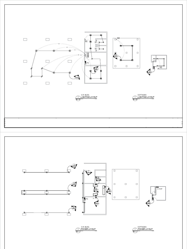 Cottages&C.R. Electrical As Built Plan | PDF | Manufactured Goods ...