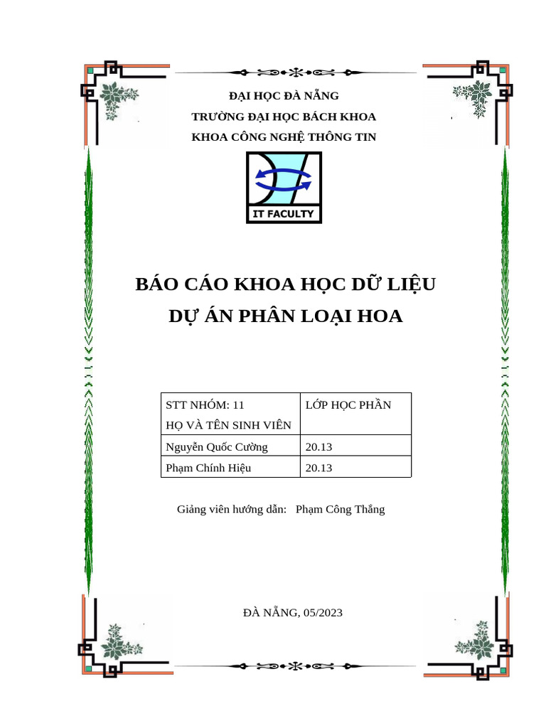 Báo Cáo KHDL | PDF