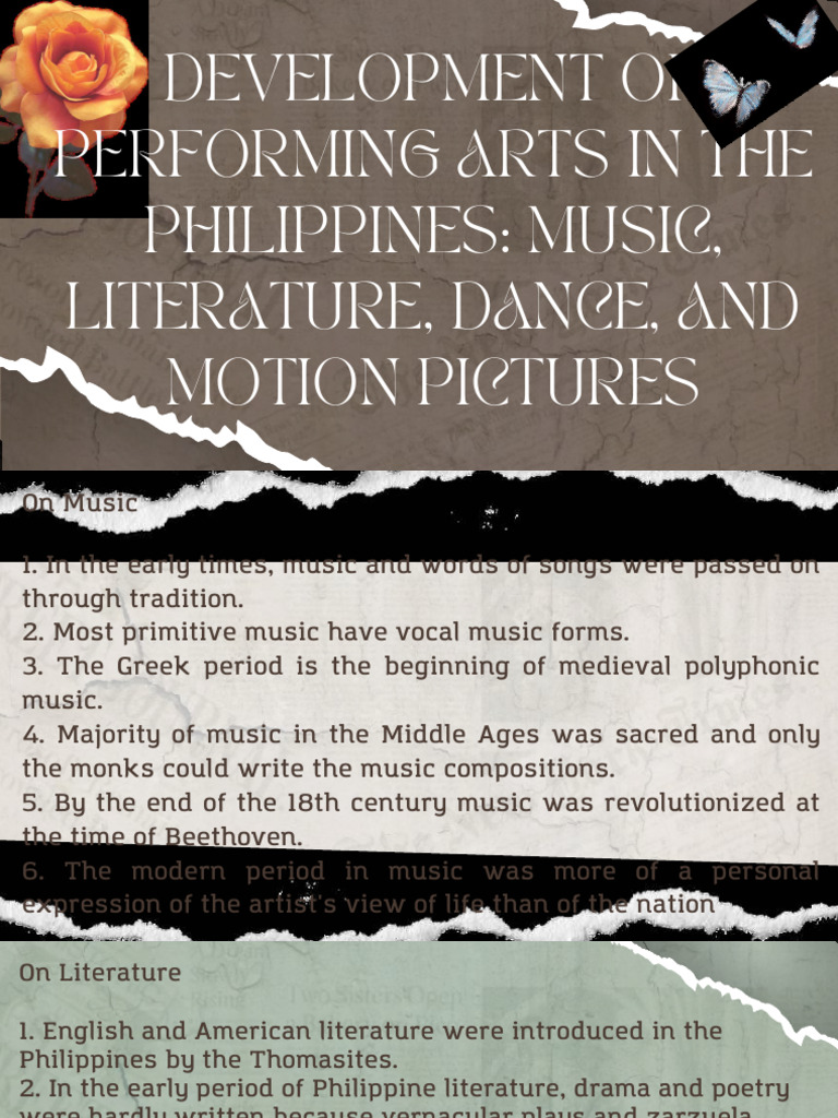 Evolution of Philippine Performing Arts | PDF | Dances | Philippines