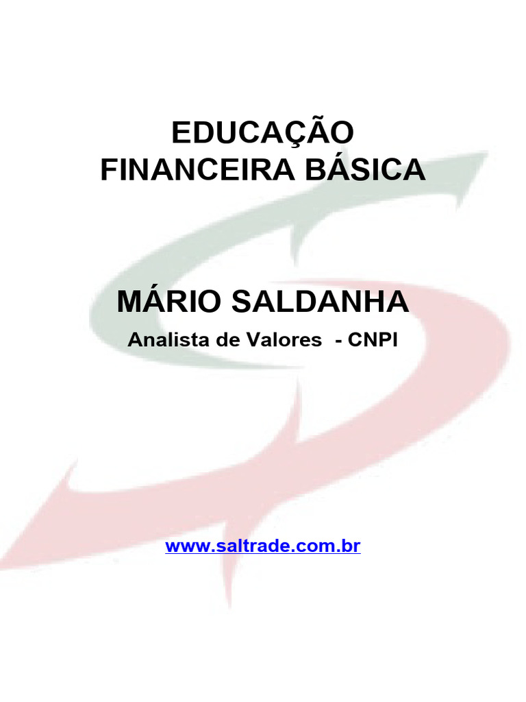 Apostila Mario Saldanha - Saltradd | PDF | Renda fixa | Comprovante de ...
