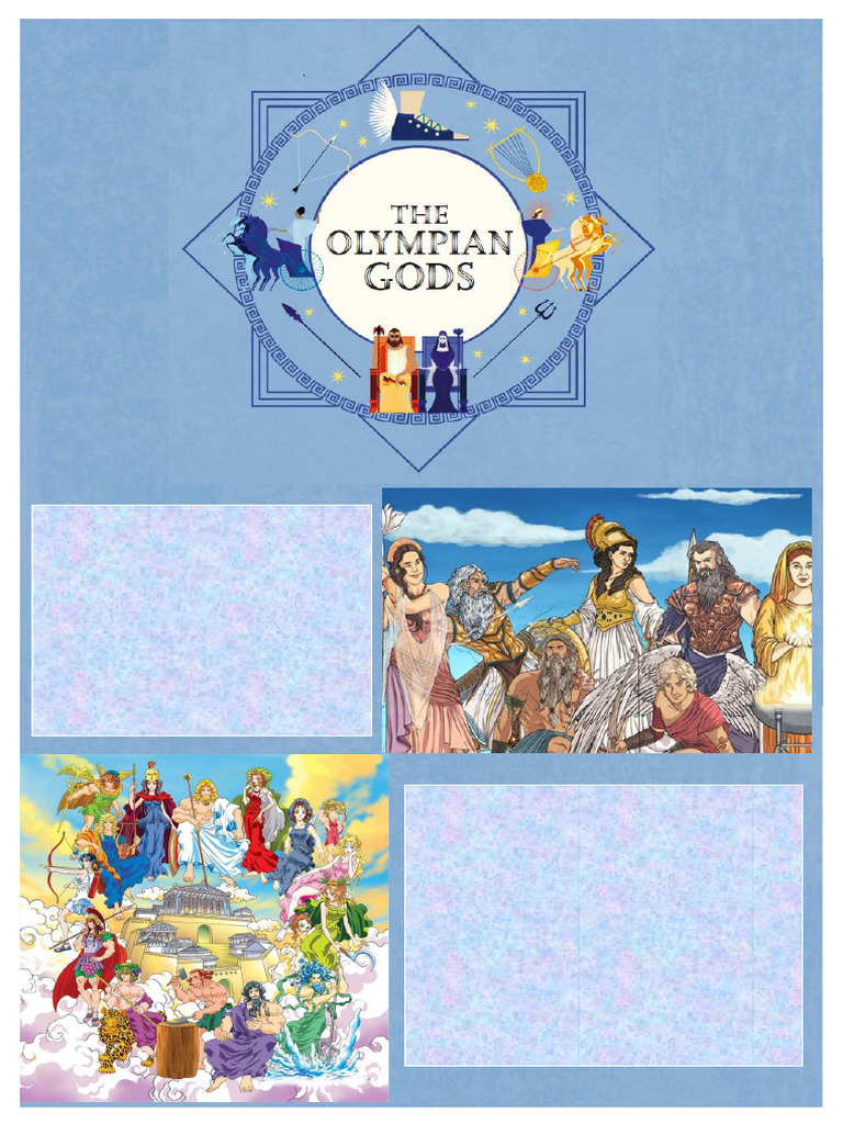 the Olympian gods | PDF | Deities | Twelve Olympians