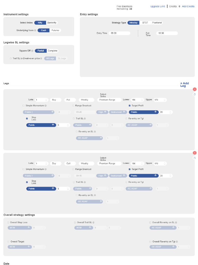 Algotest Strategy 20avp4q | PDF