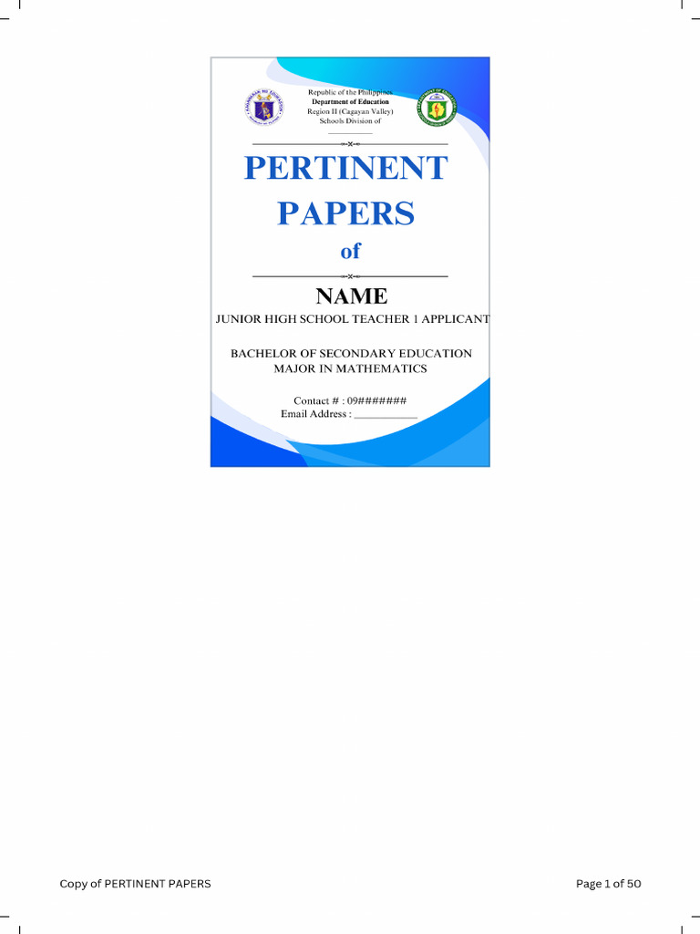 PERTINENT PAPERS PDF | PDF